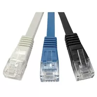 Buy Cat5e RJ45 Flat Ethernet Patch Cables – Fast UK Delivery | The Netwo...