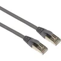 Excel Cat6A F/FTP RJ45 Ethernet Patch Cable LS0H 1m - Grey