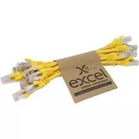 Excel Cat5e U/UTP Unshielded LSOH 0.2m Ethernet Patch Lead
