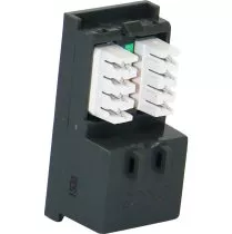 Excel Office Cat6 UTP Low Profile RJ45 Module - Grey