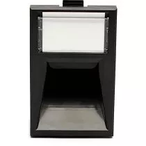 Excel 6C Angled Shutter For Keystone Jack - Black