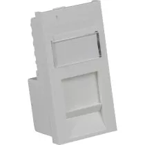 Excel Cat5e UTP Low Profile RJ45 Module - White