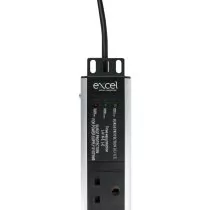 6 Way Power Strip - Horizontal - (Filtered)