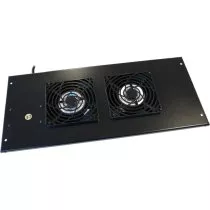Excel 2 Way Roof Mounted Fan Tray – Black for Cabinets
